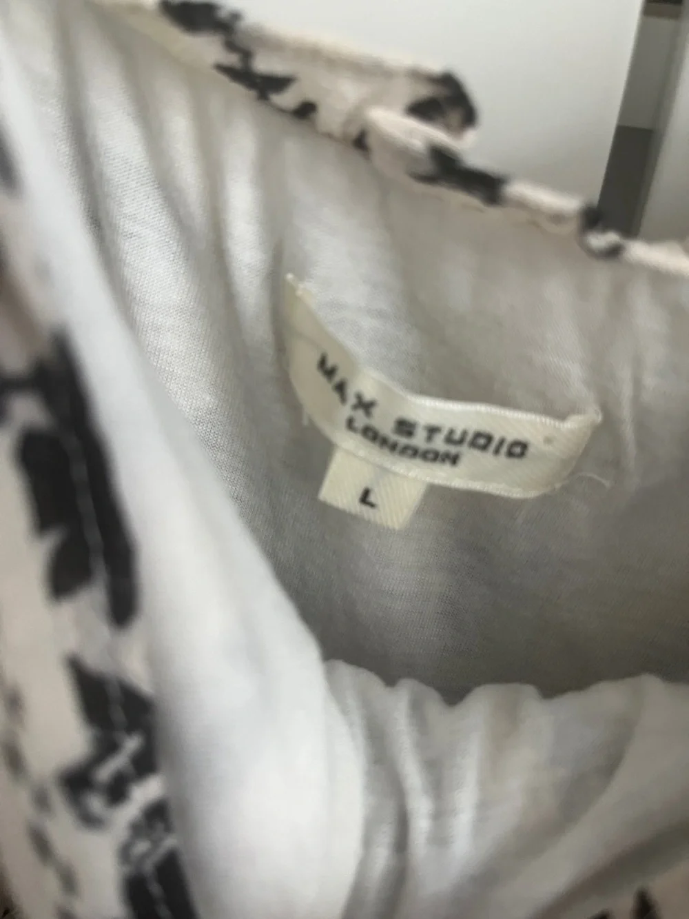 Max Studio | Dresses | Max Studio London Black And Cream Floral Maxi ...